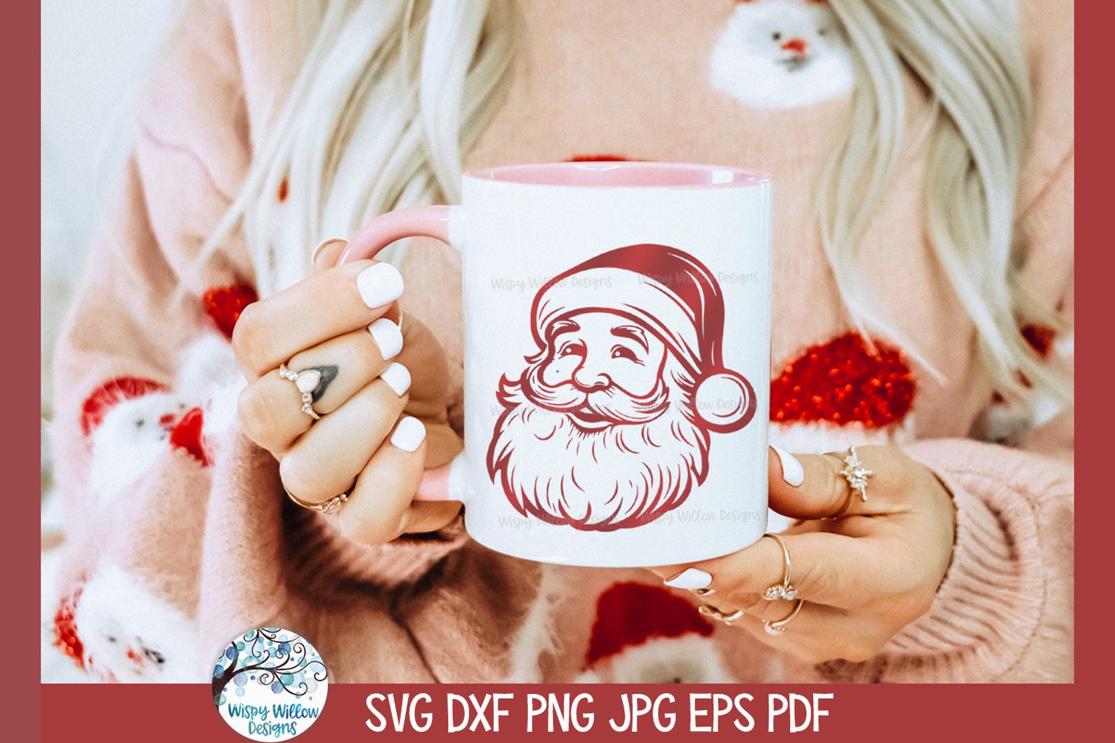 Santa Claus SVG for Cricut, Christmas SVG, Santa PNG Clipart, Santa ...