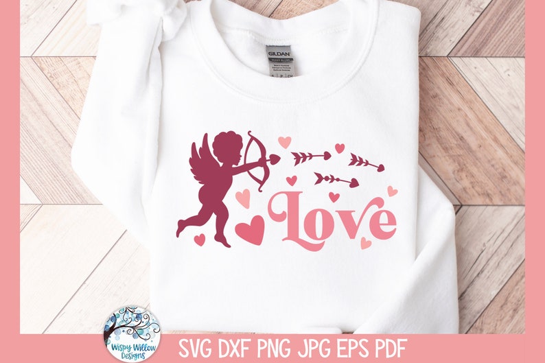 Valentine Cupid SVG for Cricut, Happy Valentine's Day, Valentine Love ...