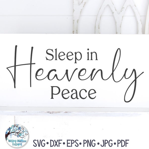 Sleep in Heavenly Peace Sign - Etsy