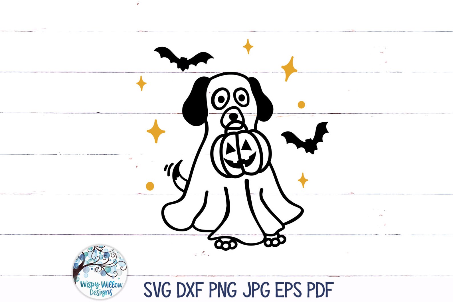 Halloween Dog SVG Bundle for Cricut, Ghost Dog, Trick or Treat Pets ...