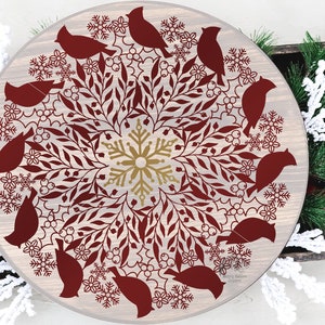 Winter Mandala SVG Bundle, Christmas Mandala Bundle, Merry Christmas ...