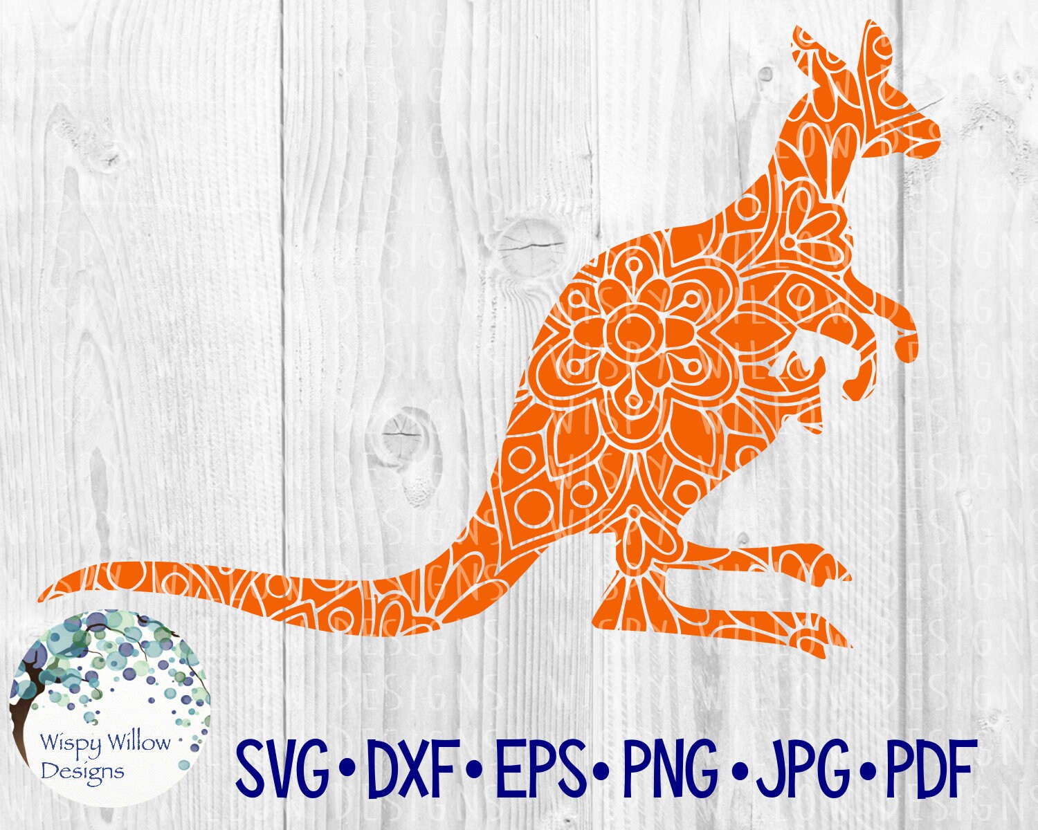 Kangaroo Mandala SVG, DXF, Pdf, Png, Eps, Jpeg, Digital Download ...