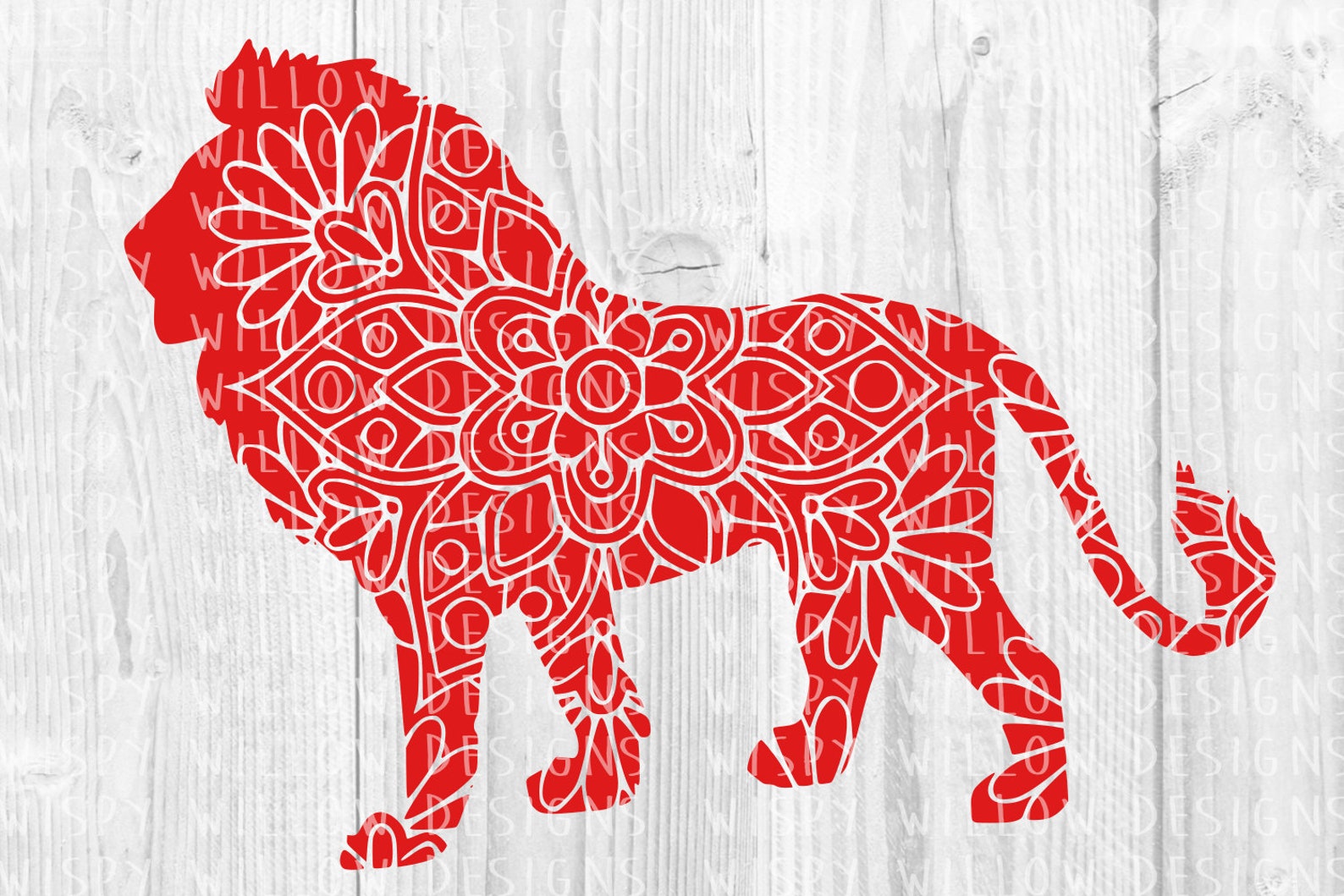 Safari Animal Mandala SVG Bundle, DXF, Lion, Elephant, Giraffe, Africa ...