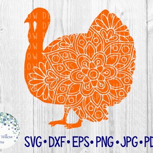 Turkey Floral Mandala SVG, Turkey SVG, DXF, Pdf, Png, Eps, Jpeg ...