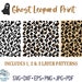 Ghost Leopard Print SVG Bundle for Cricut, Halloween Animal Print PNG ...