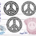 Peace Sign Bundle SVG, DXF, Png, Jpg, Peace Sign, Flowers, Bundle ...