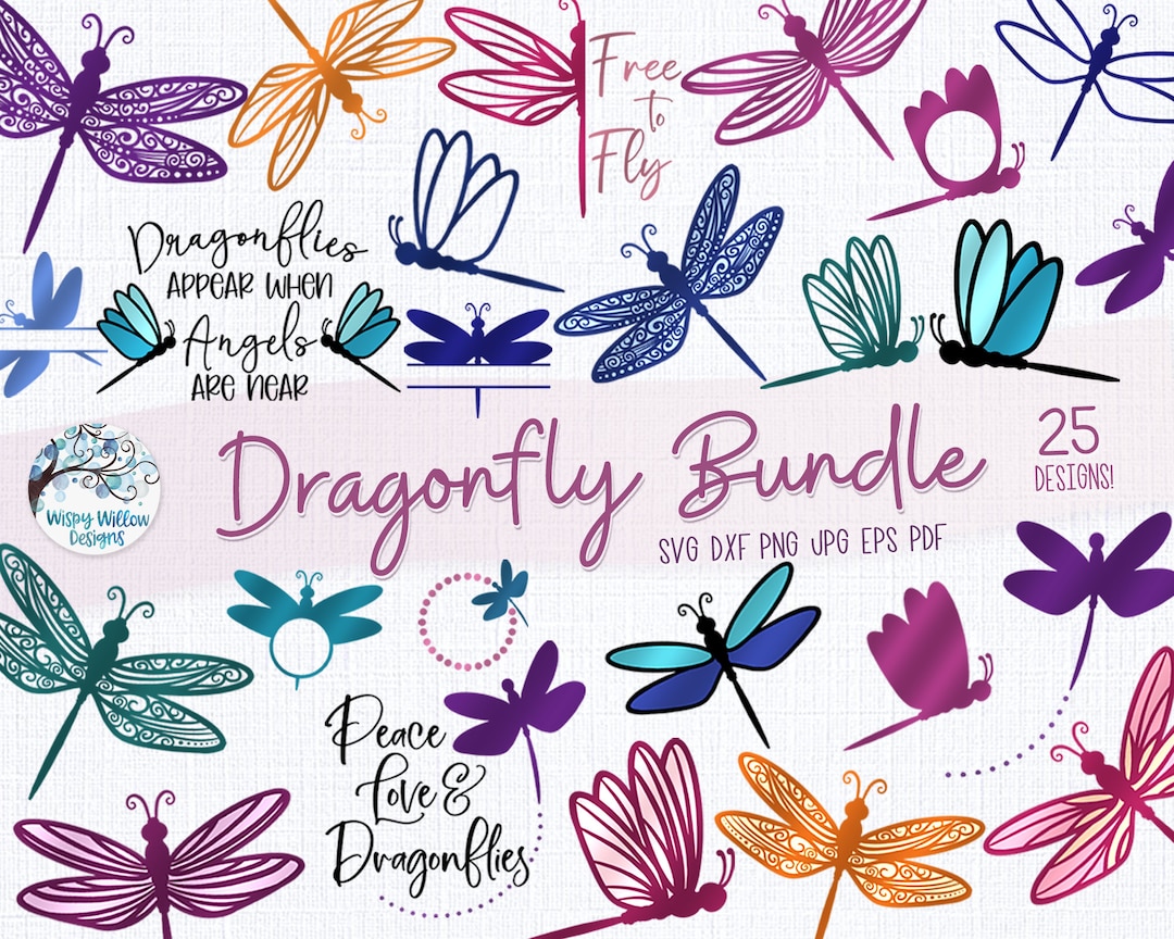 Dragonfly SVG Bundle Dragonfly SVG Dragonflies Dragonfly - Etsy Australia