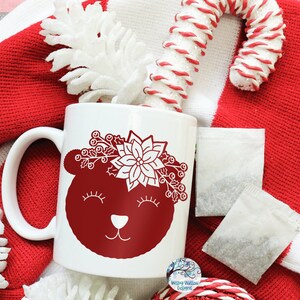 Christmas Animal SVG Bundle, Christmas Animals With Flowers, Winter ...