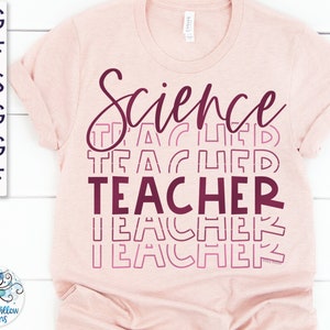 Science Teacher SVG for Cricut, Teacher Shirt Design PNG for ...