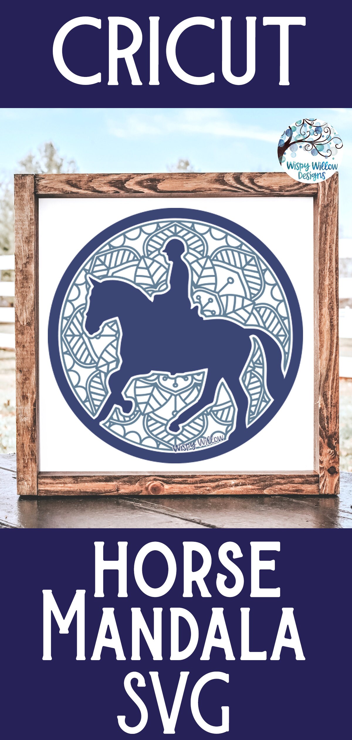 Horse Mandala SVG Mandala Horse Svg Horseback Riding - Etsy