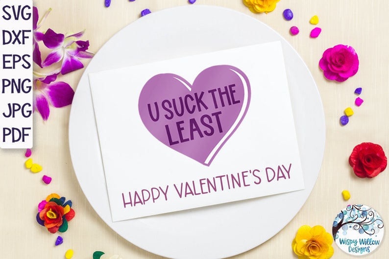 Funny Valentine's Day Conversation Hearts SVG Bundle, Valentine's Day ...
