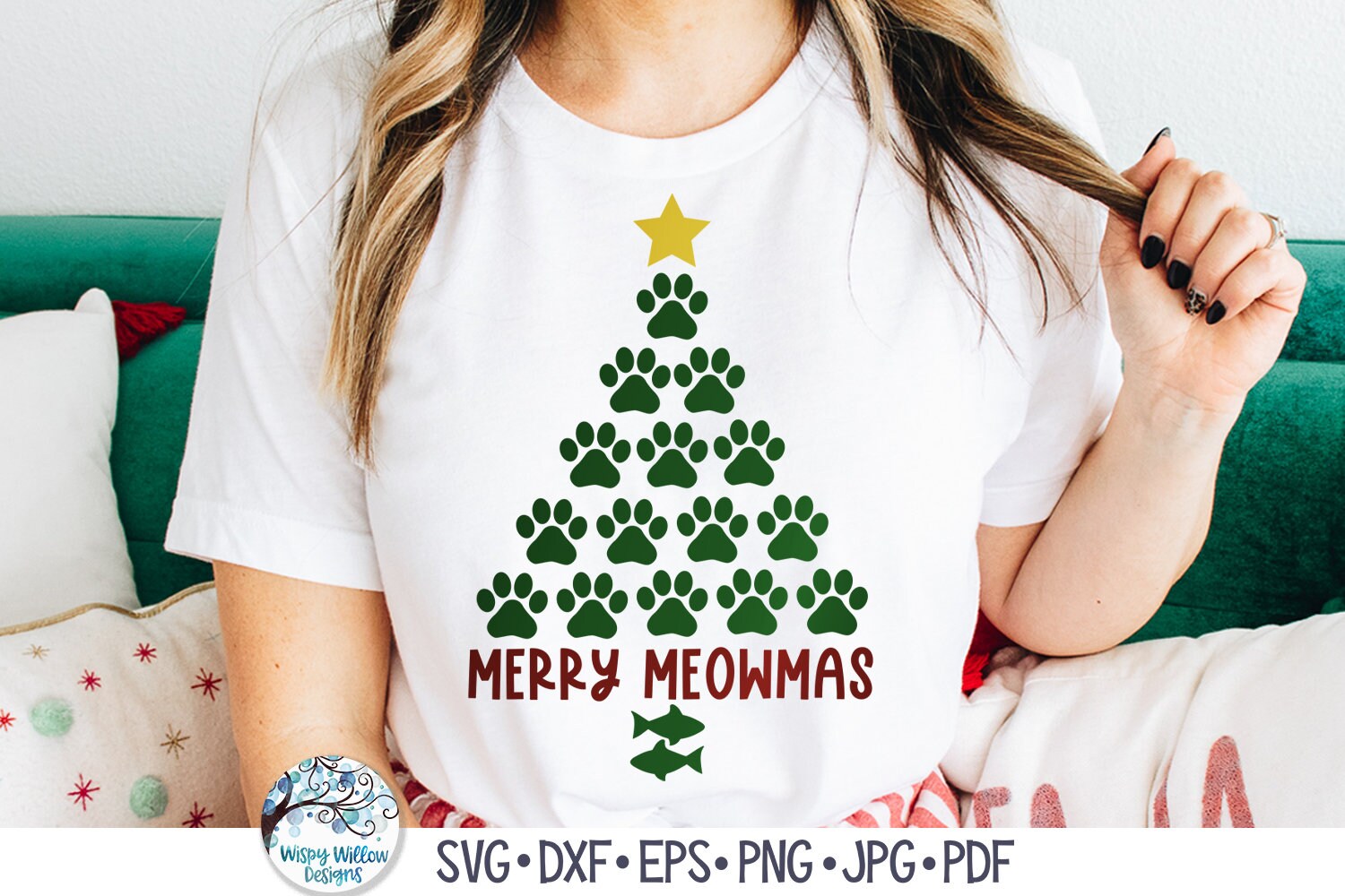 Merry Meowmas SVG, Funny Christmas Cat Svg, Funny Cat Print Christmas ...