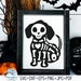 Small Dog Skeleton SVG, Halloween Skeleton Dog SVG, Halloween Dog ...