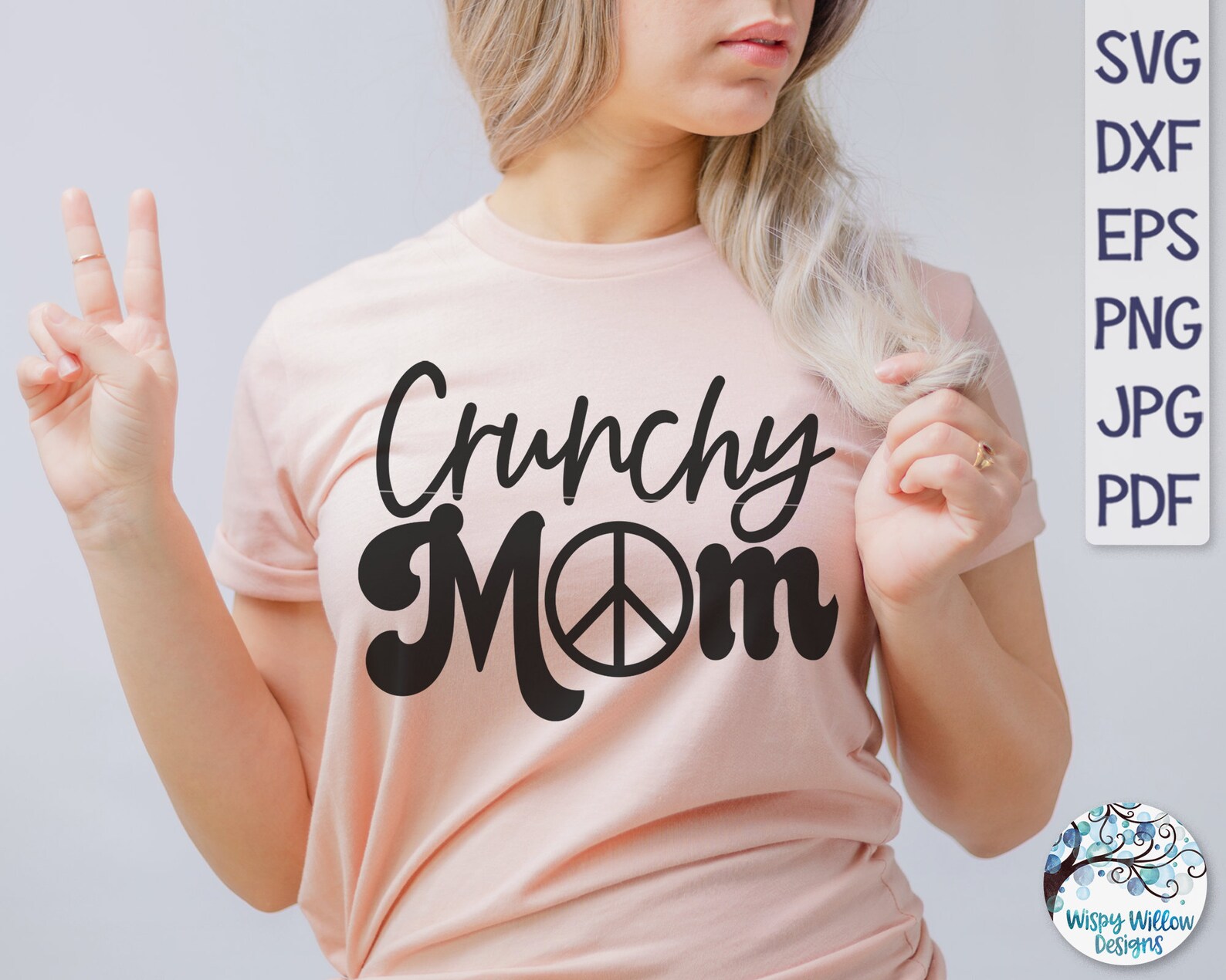 Crunchy Mom SVG, Hippie Svg, Mom Shirt Design SVG, Mom Svg, Crunchy Mom ...