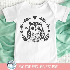 Owl SVG for Cricut, Baby Owl Drawing, Cute Woodland Forest Animal PNG ...