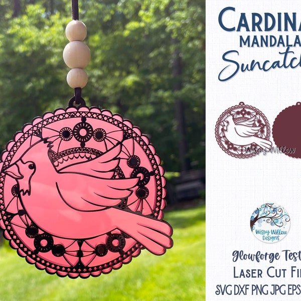 Cardinal Suncatcher - Etsy