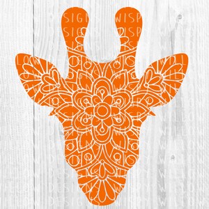 Safari Animal Mandala SVG Bundle, DXF, Lion, Elephant, Giraffe, Africa ...