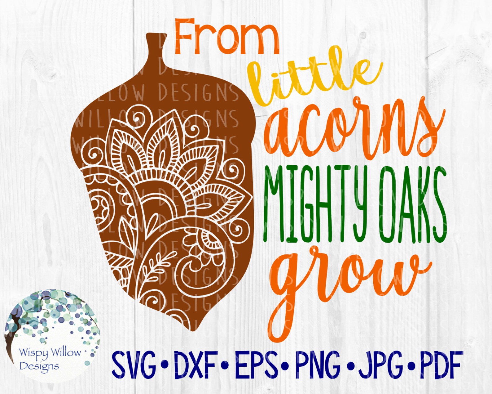 From Little Acorns Mighty Oaks Grow SVG Dxf Png Eps Jpg - Etsy