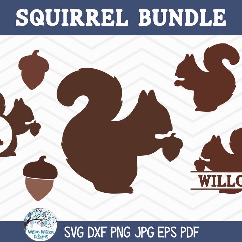 Squirrel Svg - Etsy