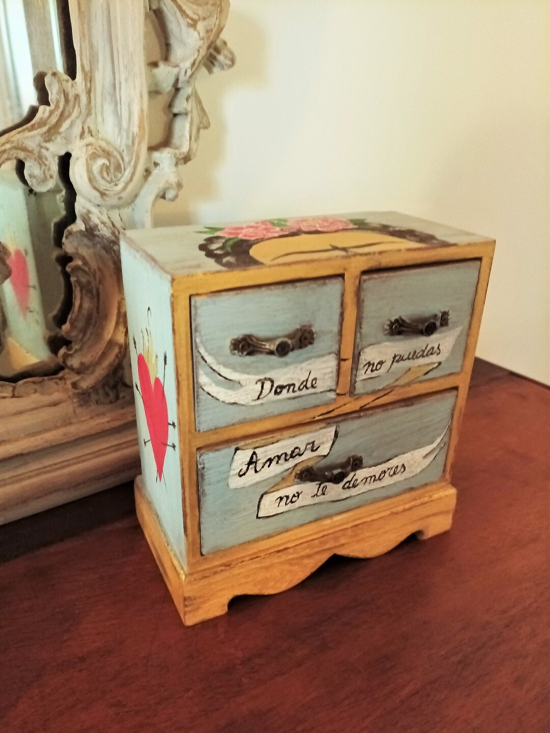 Frida Kahlo Art, Mini Chest of Drawers - Etsy