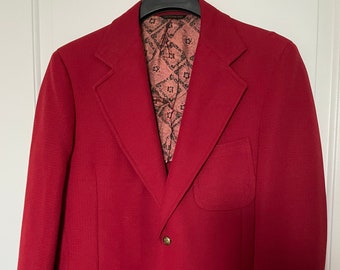 Red Sport Coat - Etsy