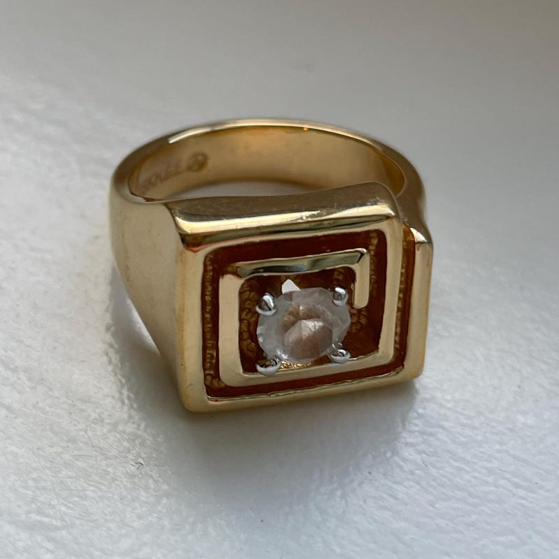 18k Ring 1980s - Etsy