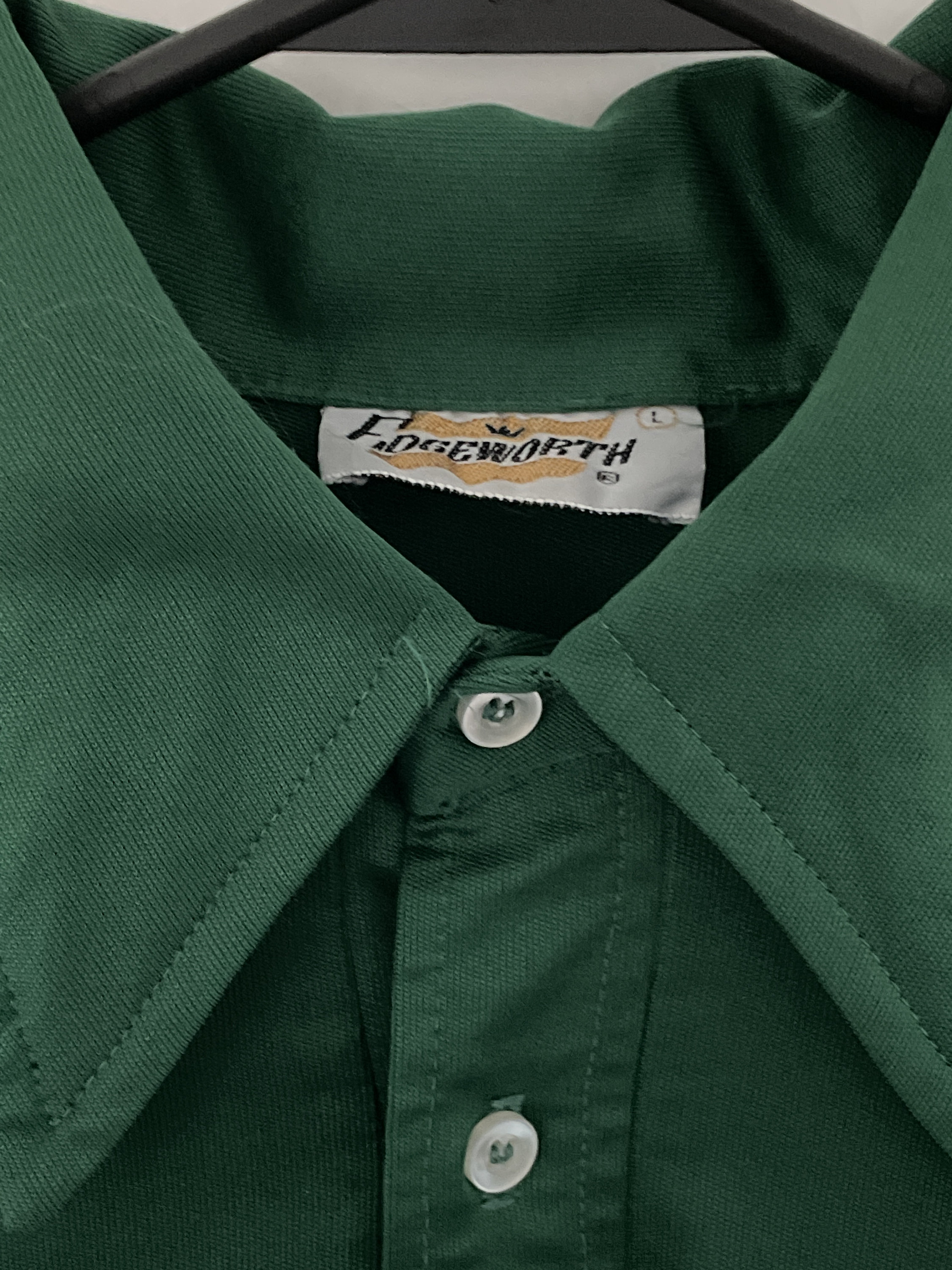 70s Emerald Green Gold Polo by Edgeworth - Etsy