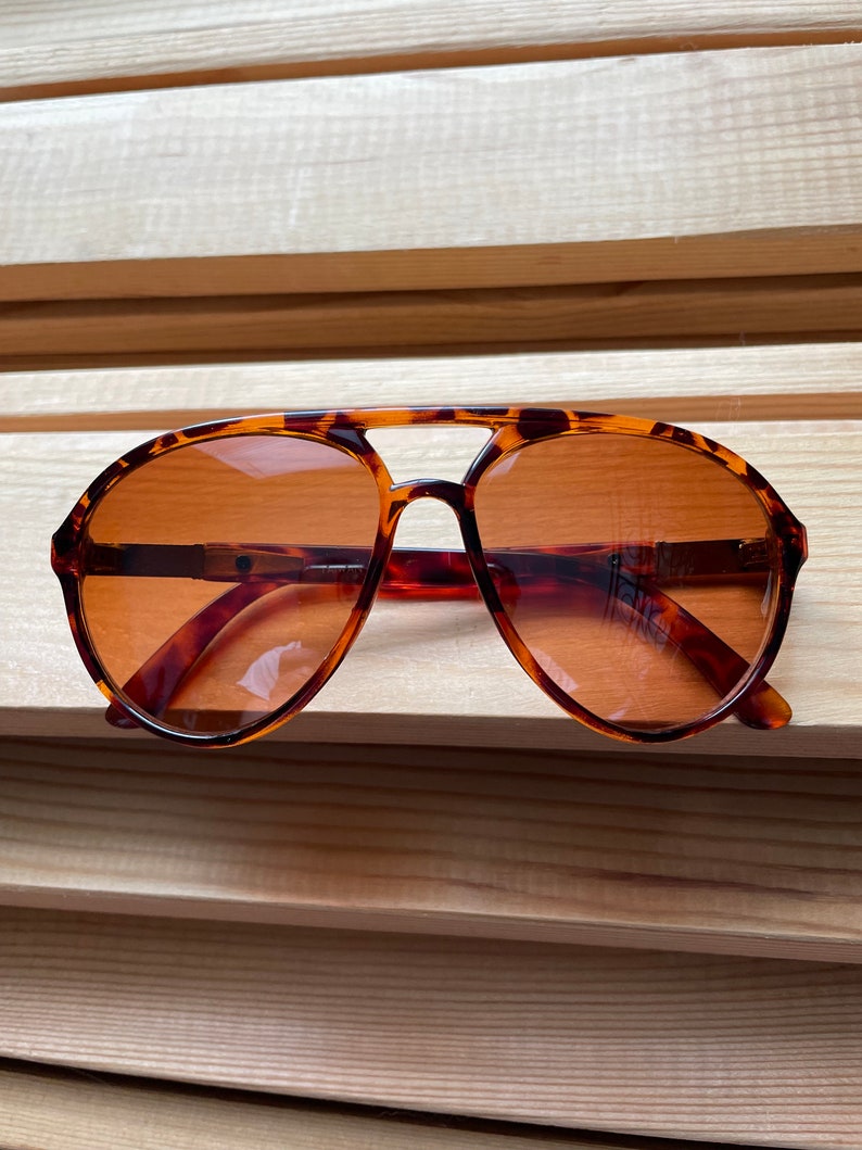 Teardrop Aviator Sunglasses - Tortoise Shell Frames and Copper Lenses ...