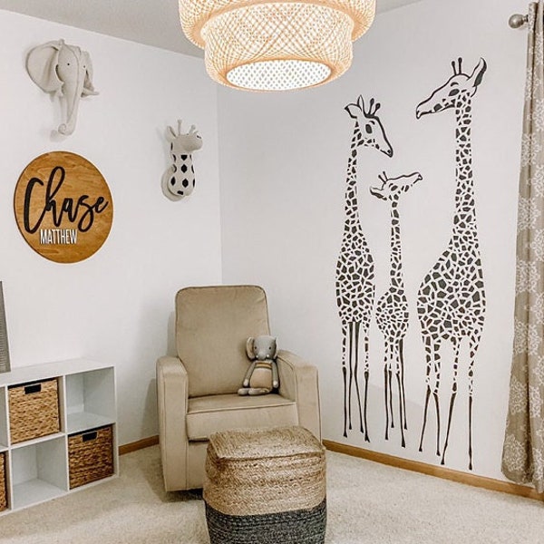 Baby Giraffe Decals - Etsy