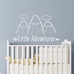 Adventure Nursery Wall Decal Little Adventurer Wall Decor - Etsy