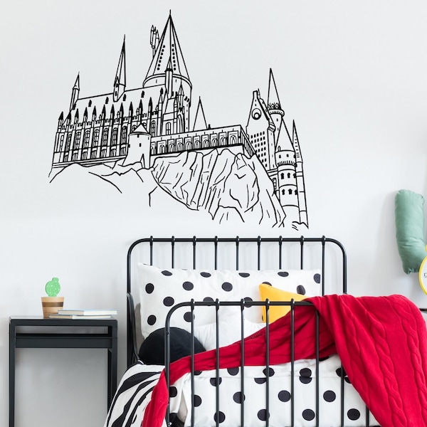 Castle Wall Decal - Etsy