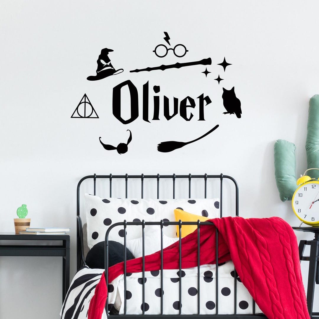 Custom Wizard Name Wall Decal - Magic Room Decor WW212 - Etsy
