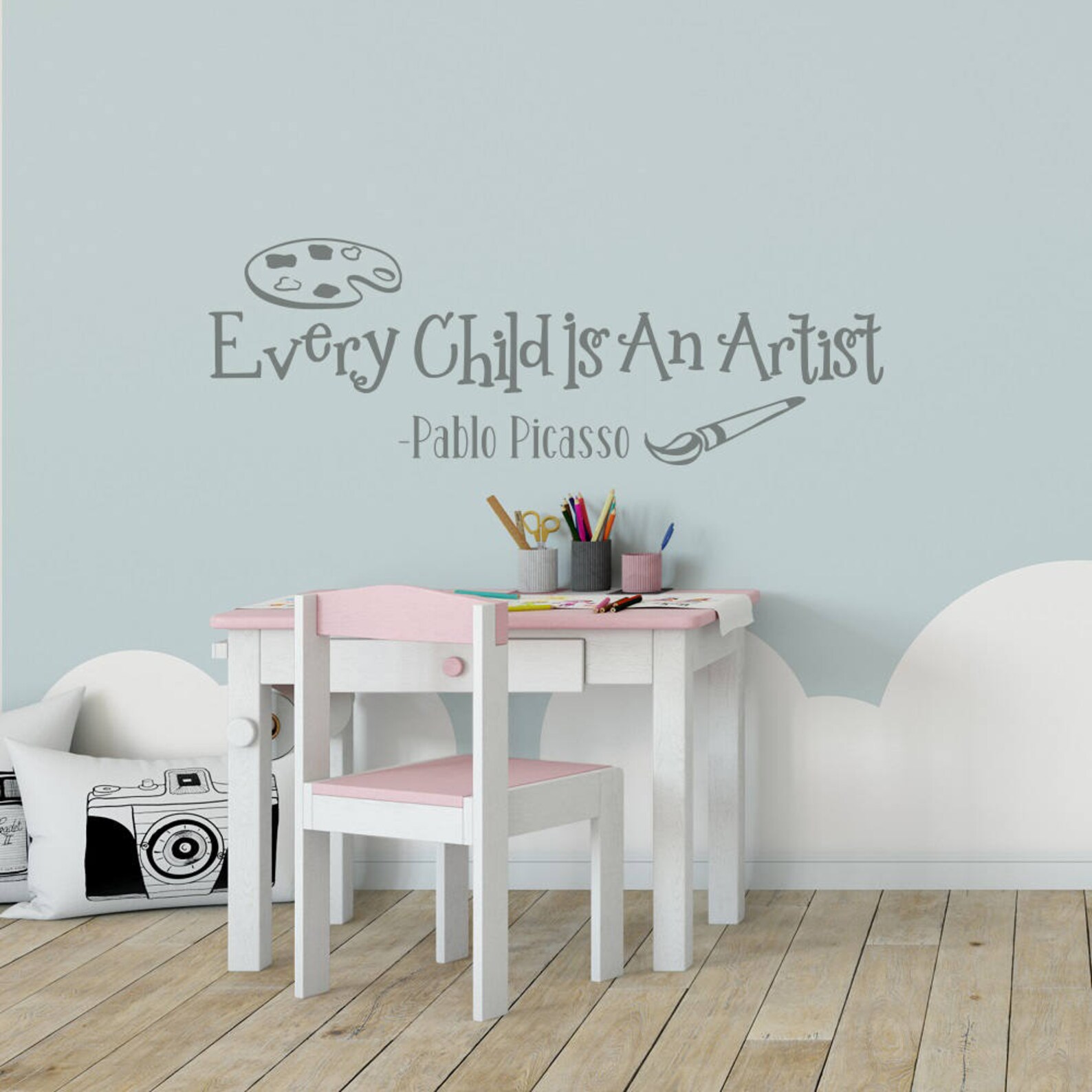 Every Child is an Artist Wall Decal Children Art Display | Etsy