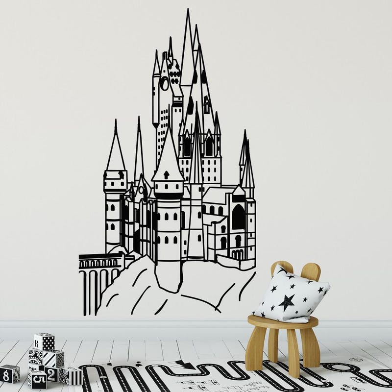 Castle Wall Decal - Etsy