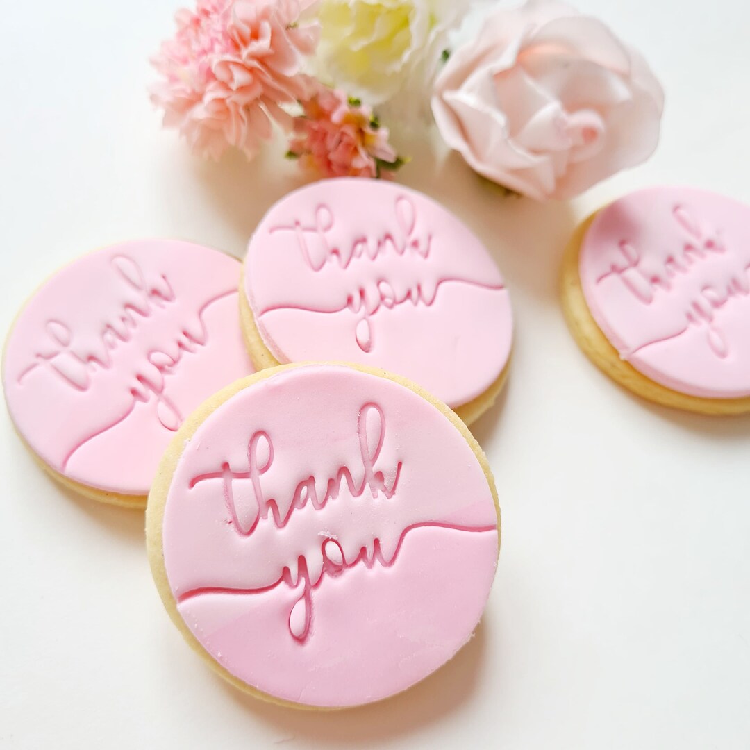 Mini Thank You Cookies - Etsy