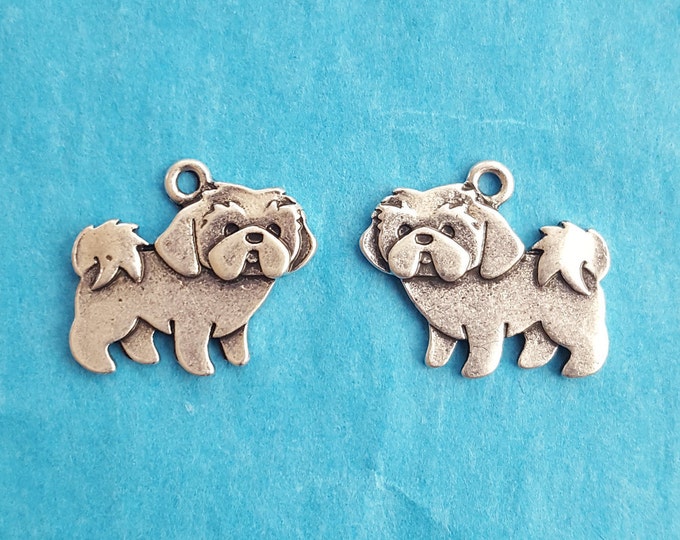 Shih Tzu Jewelry Silver Shih Tzu Charm Jewelry SZ21-C - Etsy