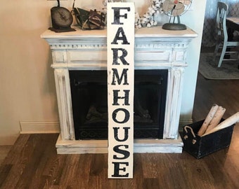 Vertical sign | Etsy