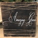 Amazing Grace Sign / Rustic Sign With Twine / Farmhouse Sign / - Etsy