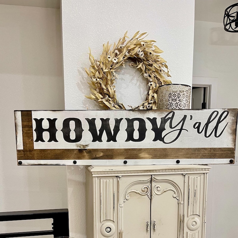 Howdy Sign - Etsy