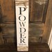 Powder Room Sign / Bathroom Sign / Farmhouse Bathroom Sign / Rustic ...