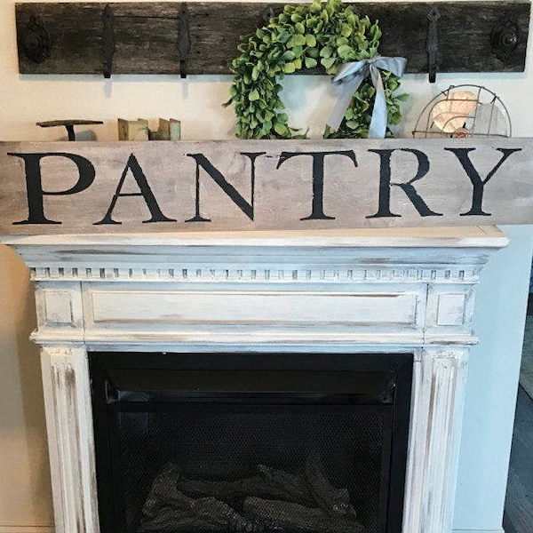 Rustic Pantry Sign - Etsy