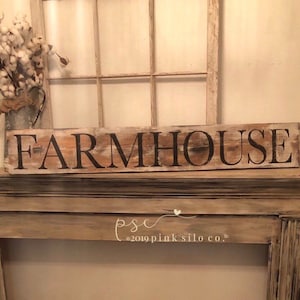 Farmhouse Sign / 4 Ft Farmhouse Sign / Rustic Sign / Farmhouse Wall ...