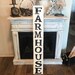 Vertical farmhouse sign / Huge Farmhouse sign / 4 ft / large | Etsy