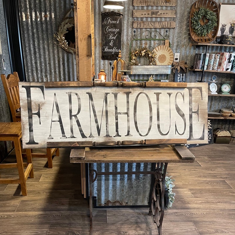 Farmhouse Signs - Etsy