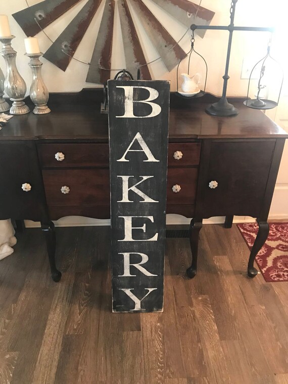 Huge Bakery Sign / Vertical Bakery / Vintage Farmhouse Sign / - Etsy