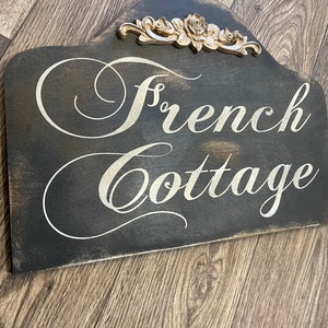 French Country Sign / French Cottage Sign / Farmhouse Sign / - Etsy
