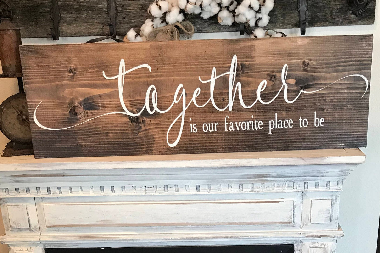 Large Together Sign / 36 X 12 / Together is Our Favorite | Etsy