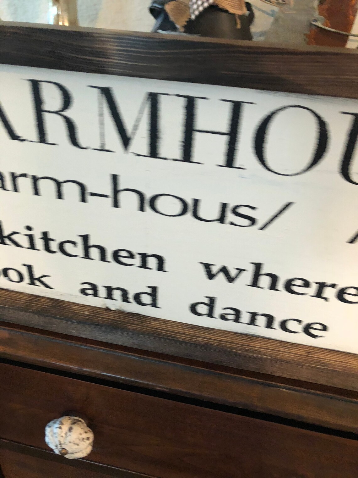 Farmhouse Kitchen Sign / Definition Sign / a Kitchen is Where - Etsy