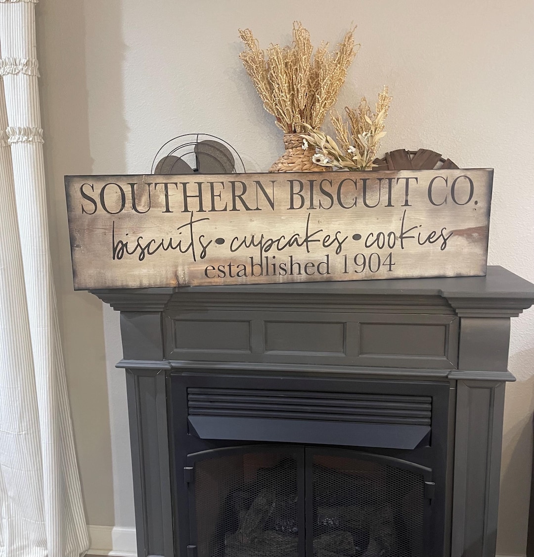 Southern Biscuit Company Sign / Farmhouse Sign / Biscuits Sign ...