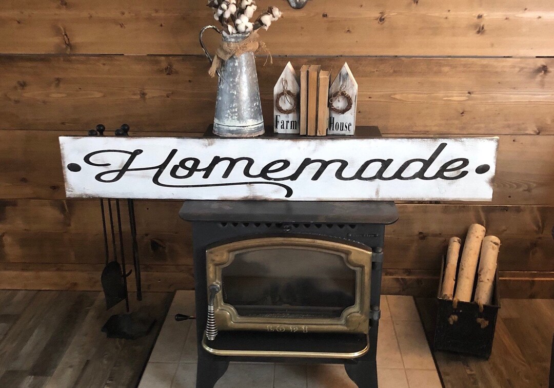 Homemade Sign / Vintage Homemade Sign / Farmhouse Sign / Rustic Sign ...